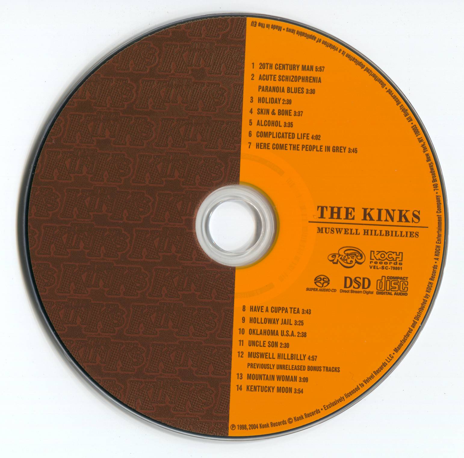 The Kinks Musswell Hillbillies : CD US | CD Covers | Cover Century ...